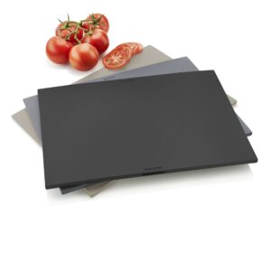 Eva Solo Chopping Boards with Holder, Set of 3, Gray Tones