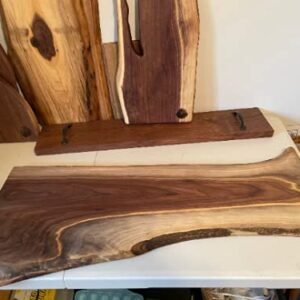 24x12" Walnut Cutting Board - Serving Board - Bathtub Tray - Cheese Board - Butcher Block - Food grade Walrus Oil