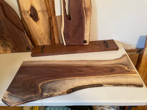 24x12" Walnut Cutting Board - Serving Board - Bathtub Tray - Cheese Board - Butcher Block - Food grade Walrus Oil