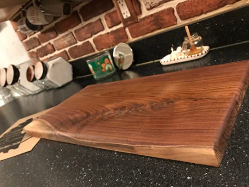 24x12" Walnut Cutting Board - Serving Board - Bathtub Tray - Cheese Board - Butcher Block - Food grade Walrus Oil