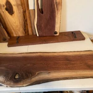 24x12" Walnut Cutting Board - Serving Board - Bathtub Tray - Cheese Board - Butcher Block - Food grade Walrus Oil