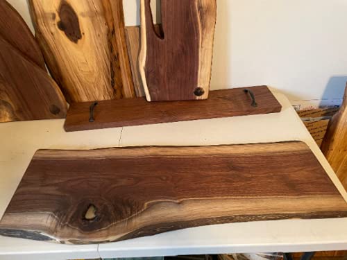 24x12" Walnut Cutting Board - Serving Board - Bathtub Tray - Cheese Board - Butcher Block - Food grade Walrus Oil