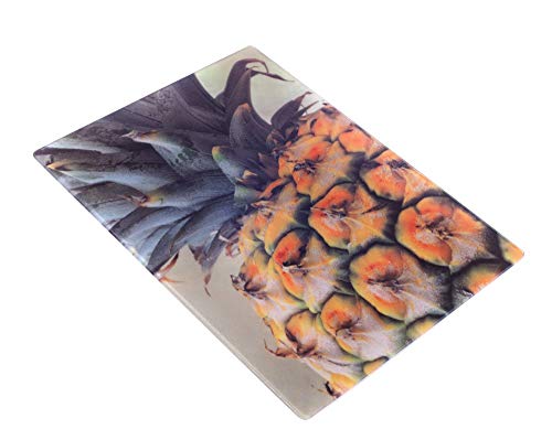 Glass Cutting Board Pineapple 15.25" x 11.25"