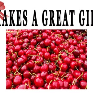 Fresh Cherries Cherry Red Kitchen Glass Cutting Board Decorative Gift For Her Mom Design