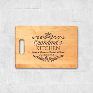 Custom Cutting Boards for Couple Personalized Husband Wife Cutting Board Bamboo Cutting Boards Wood Engraved