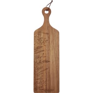 primitives by kathy wildflowers cutting board 5.75" x 19.50" x 0.50"