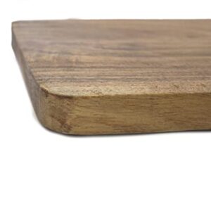 WOODLERY Wood Cutting Board for Meat Bread Serving Board Charcuterie Board Cutting Board (Beige_13x7")