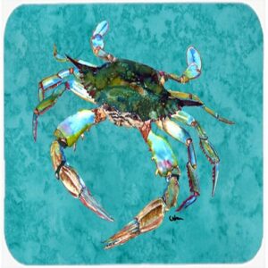 caroline's treasures 8657lcb crab glass cutting board large decorative tempered glass kitchen cutting and serving board large size chopping board