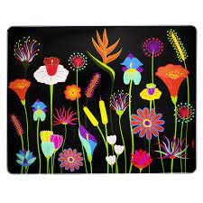 pylones glass chopping board jardin