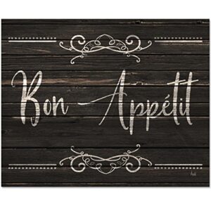 counterart 'bon appetit' glass cutting board, 15 x 12"