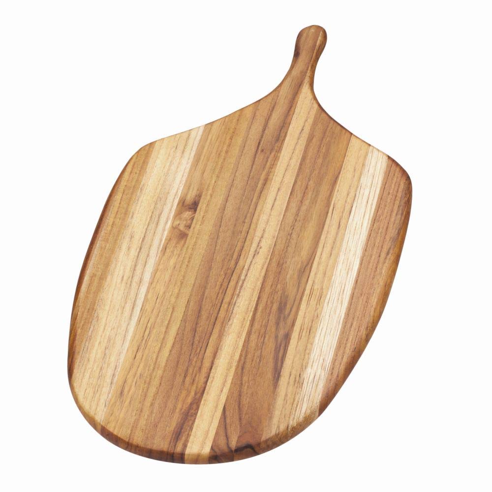 TeakHaus 21.5 x 11 Inch Canoe Paddle Serving Board