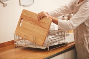 stainless cup and chopping board rack from korea