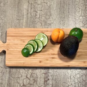 Simply Bamboo Natural Brown Organic Edge-Grain bamboo wood Paddle Server/Cutting Board, 16”X6”X.750”