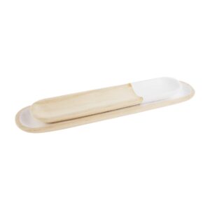 mud pie skinny paulownia boards, natural, 3 1/2" x 17" | 4 1/2" x 20"