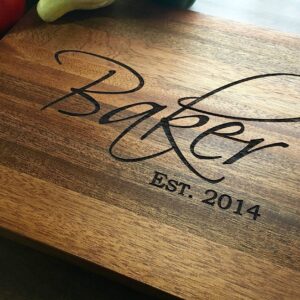 Personalized Monogram Cutting Board Butcher Block Custom Gift Personalized Gift for Her Anniversary Gift Birthday Gift Christmas Gift Promotion