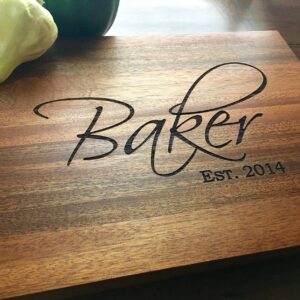 Personalized Monogram Cutting Board Butcher Block Custom Gift Personalized Gift for Her Anniversary Gift Birthday Gift Christmas Gift Promotion