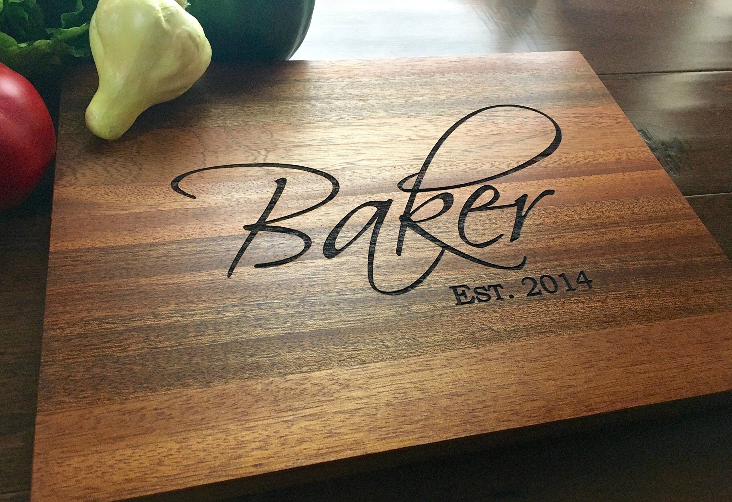 Personalized Monogram Cutting Board Butcher Block Custom Gift Personalized Gift for Her Anniversary Gift Birthday Gift Christmas Gift Promotion