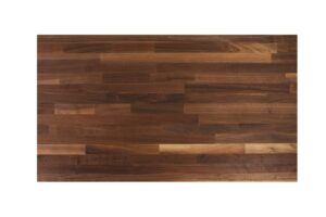 john boos walkct-bl1225-v blended walnut counter top with varnique finish, 1.5" thickness, 12" x 25"