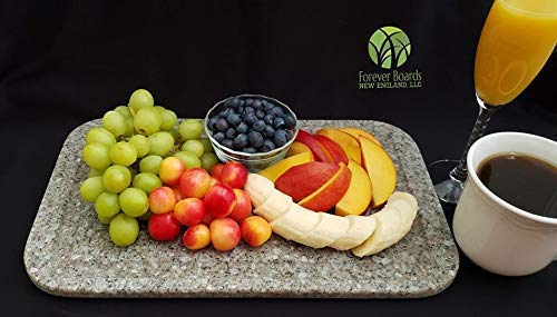 Carving Tray Reclaimed Solid Surface (I.e. Corian) Cutting Board and Serving Board