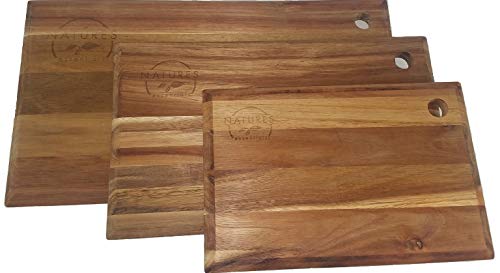 3 PC Acacia Cutting Boards