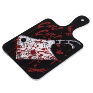 alchemy of england chop chop cutting board black/red/white