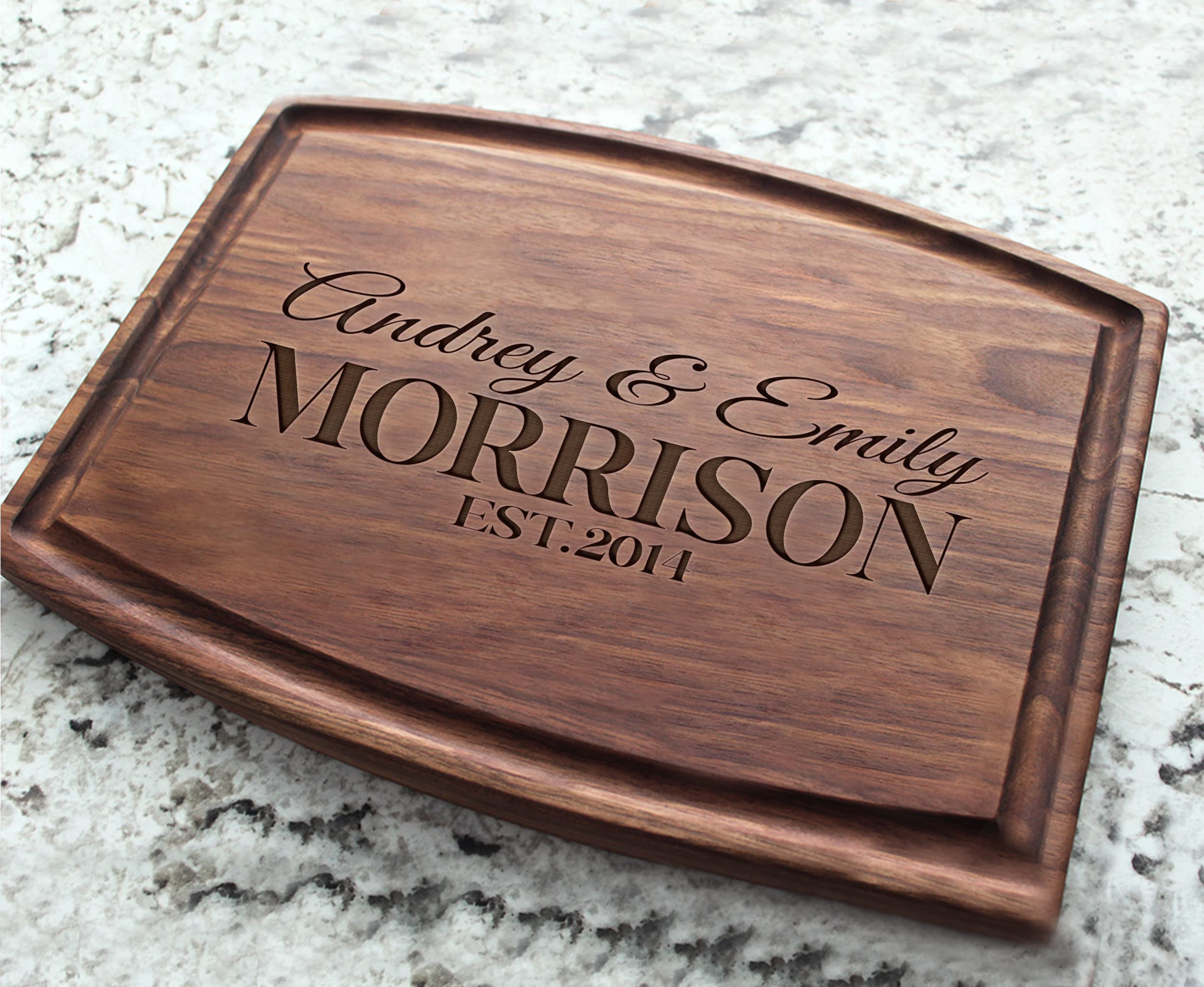 Personalized Mr and Mrs Cutting Board Wedding Gift for Couple Custom Cutting Board Housewarming Gifts