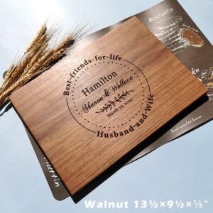 Gifts for Wedding or Anniversary, Personalized Wooden Cutting Board for Engagement, bridal shower, Present for Couple, Bride, Groom