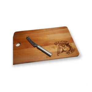 Shark Coochie Board Personalized Beech Engraved Cutting Board