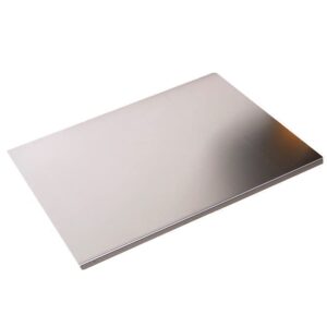 Stainless Steel Worktop Chopping Board Flat, 40X30cm Worktop Protector With Lip, Extra Large 316 Stainless Steel Cutting Boards, Thickness 2mm Pastry Board Baking Board For Camping (Size : 50x70cm)