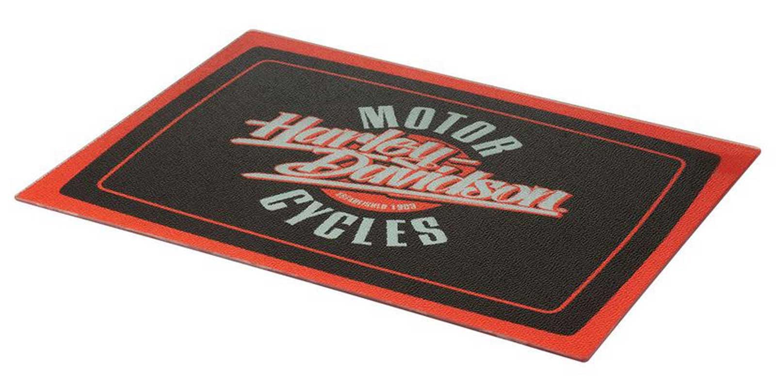 Harley-Davidson Motorcycles Cutting Board Set, Tempered Glass, Set of Two