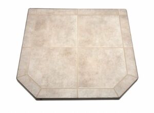 chimney 49706 carmel tile double cut stove board- 48 in. x 48 in.