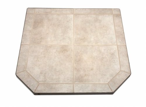 Chimney 49706 Carmel Tile Double Cut Stove Board- 48 in. x 48 in.