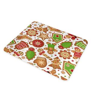 Christmas Gingerbread - Space Case by New Vibe Glass Cheese Cutting Board