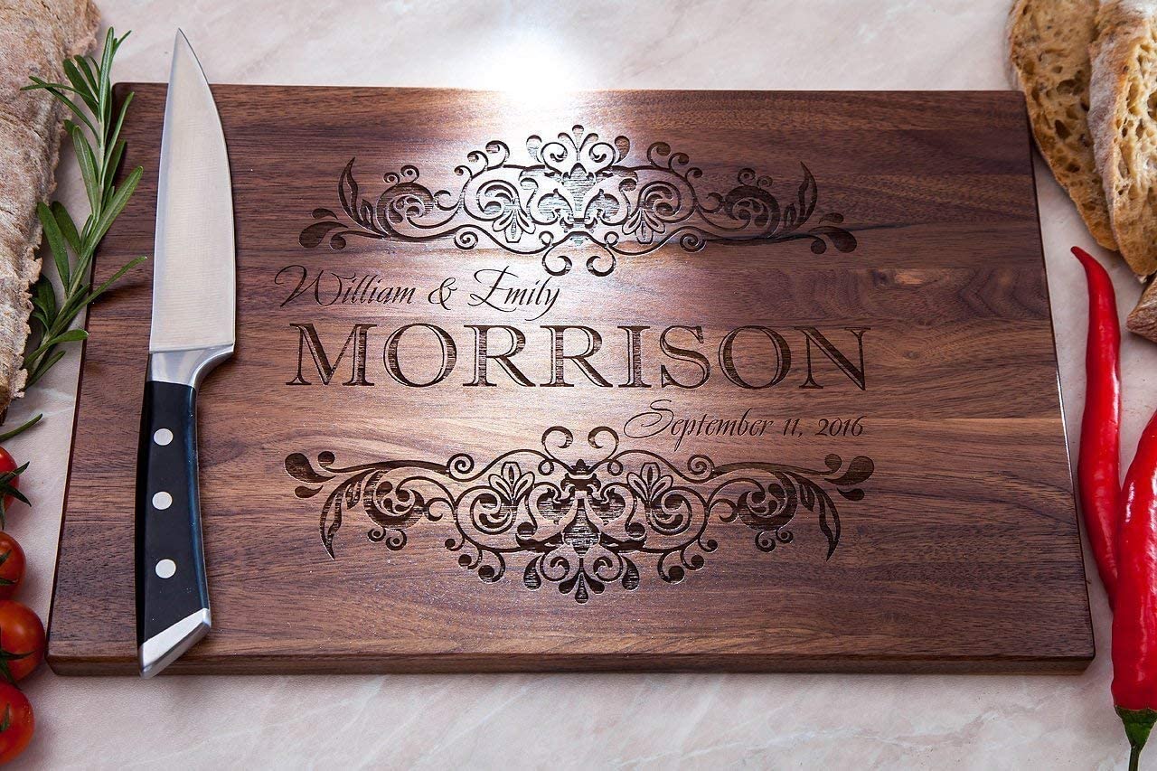 Personalized Cutting Board - Christmas gift - Rustic Home Decor - Engraved Cutting Board - Custom Cutting Board - Kitchen Decor - Home Decor - Wedding Gift Engagement