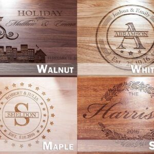 Personalized Cutting Board - Christmas gift - Rustic Home Decor - Engraved Cutting Board - Custom Cutting Board - Kitchen Decor - Home Decor - Wedding Gift Engagement