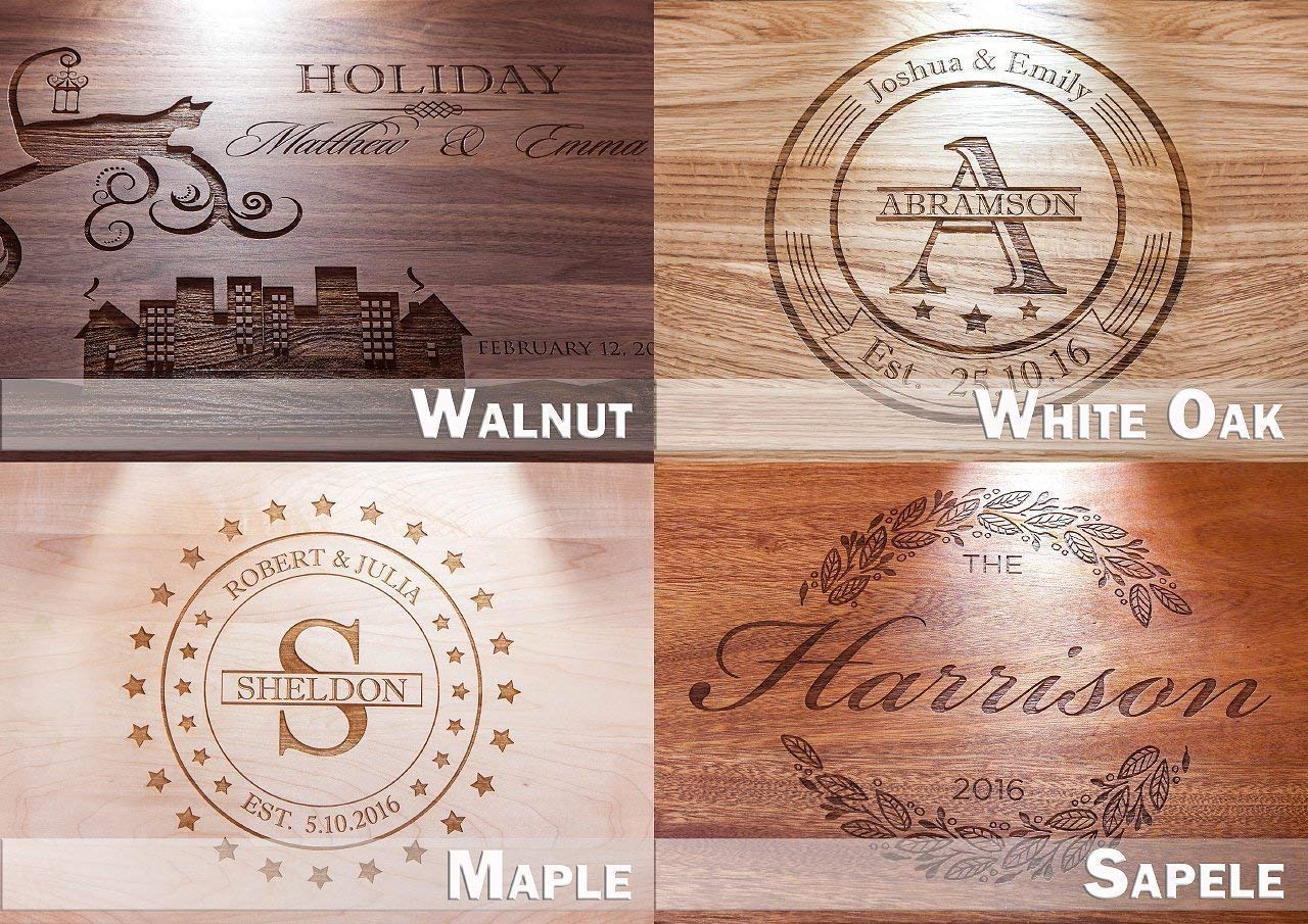 Personalized Cutting Board - Christmas gift - Rustic Home Decor - Engraved Cutting Board - Custom Cutting Board - Kitchen Decor - Home Decor - Wedding Gift Engagement