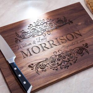 Personalized Cutting Board - Christmas gift - Rustic Home Decor - Engraved Cutting Board - Custom Cutting Board - Kitchen Decor - Home Decor - Wedding Gift Engagement