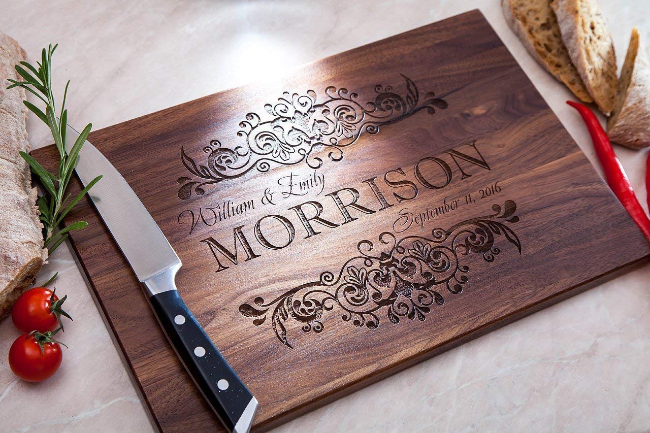 Personalized Cutting Board - Christmas gift - Rustic Home Decor - Engraved Cutting Board - Custom Cutting Board - Kitchen Decor - Home Decor - Wedding Gift Engagement