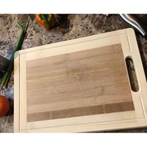 Engraved Louisiana State seafood decorative Bamboo chopping board