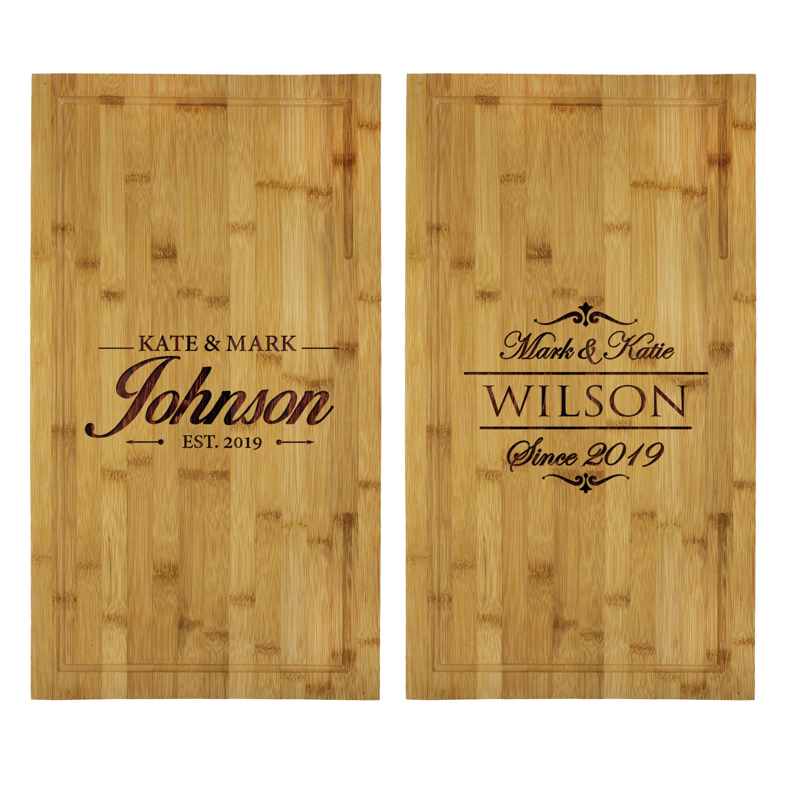 Custom Personalized Wedding Cutting Board for Over the Sink, Stove, Counter - Engraved Kitchen Prep Board Gift for Newlyweds, Anniversary, Couples