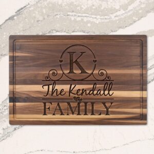 Personalized Charcuterie Board Custom Mr Mrs Cutting Board Butcher Block Cutting Board Wood Engraved