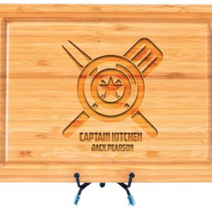 Captain father Kitchen, Dad Cutting Board, Chef Daddy, The Best Dad Ever, Customized Cutting Board for Dad, King of the Grill, Father’s Day Gift, Dad Birthday cutting board, BBQ Gifts