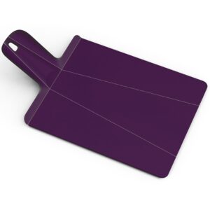 joseph joseph chop2pot plus chopping board, eggplant