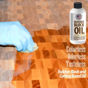 2oz Food Grade Mineral Oil for Cutting Boards, Countertops and Butcher Blocks, Butcher Block Oil & Conditioner, Cutting Board Oil