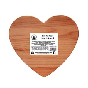 Mini Heart Shaped Serving Board (8" x 8" x .75")