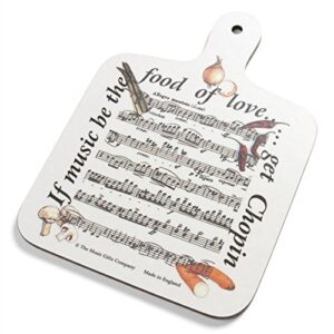 Music Gifts USA If Music Be The Food.... Chopping Board