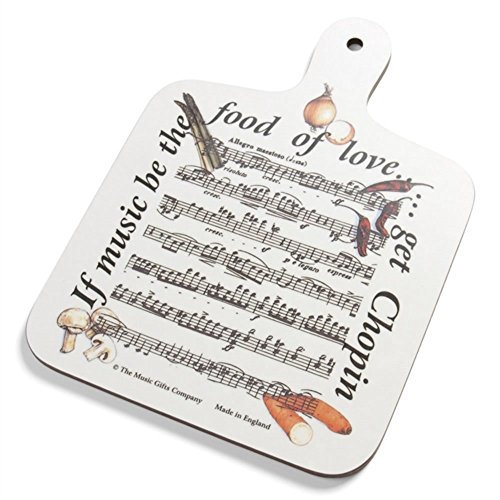 Music Gifts USA If Music Be The Food.... Chopping Board