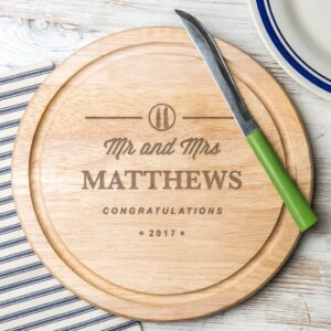 Personalized Slate Cheese Cutting Board - Gifts for Family Home Decor - Personalized Housewarming Gifts