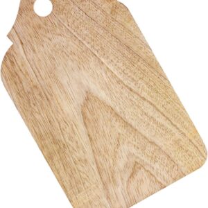 Wooden Small Chopping Board – Wood Cutting Board For Kitchen – Small Wooden Chopping Cutting Board For Cheese, Bread, Vegetable, and Fruits 9 X 5 Inch