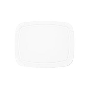 Epicurean Cutting Board with Removable Silicone Corners, 11.5" by 9", White